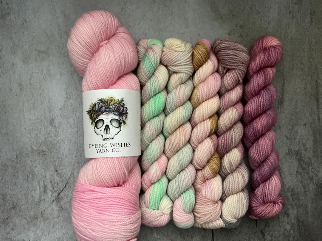 Destash | Dyeing Wishes Yarn Co | OOAK Bundle - Glinda | Superwash ...