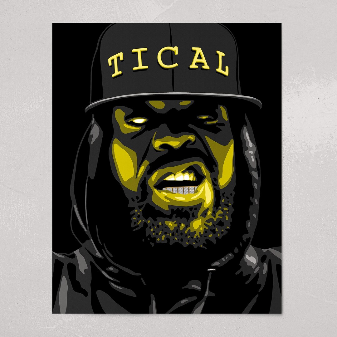 Method Man Wall Art Fine Art Print, Giclée, Wutang, Hip-hop, Interior ...