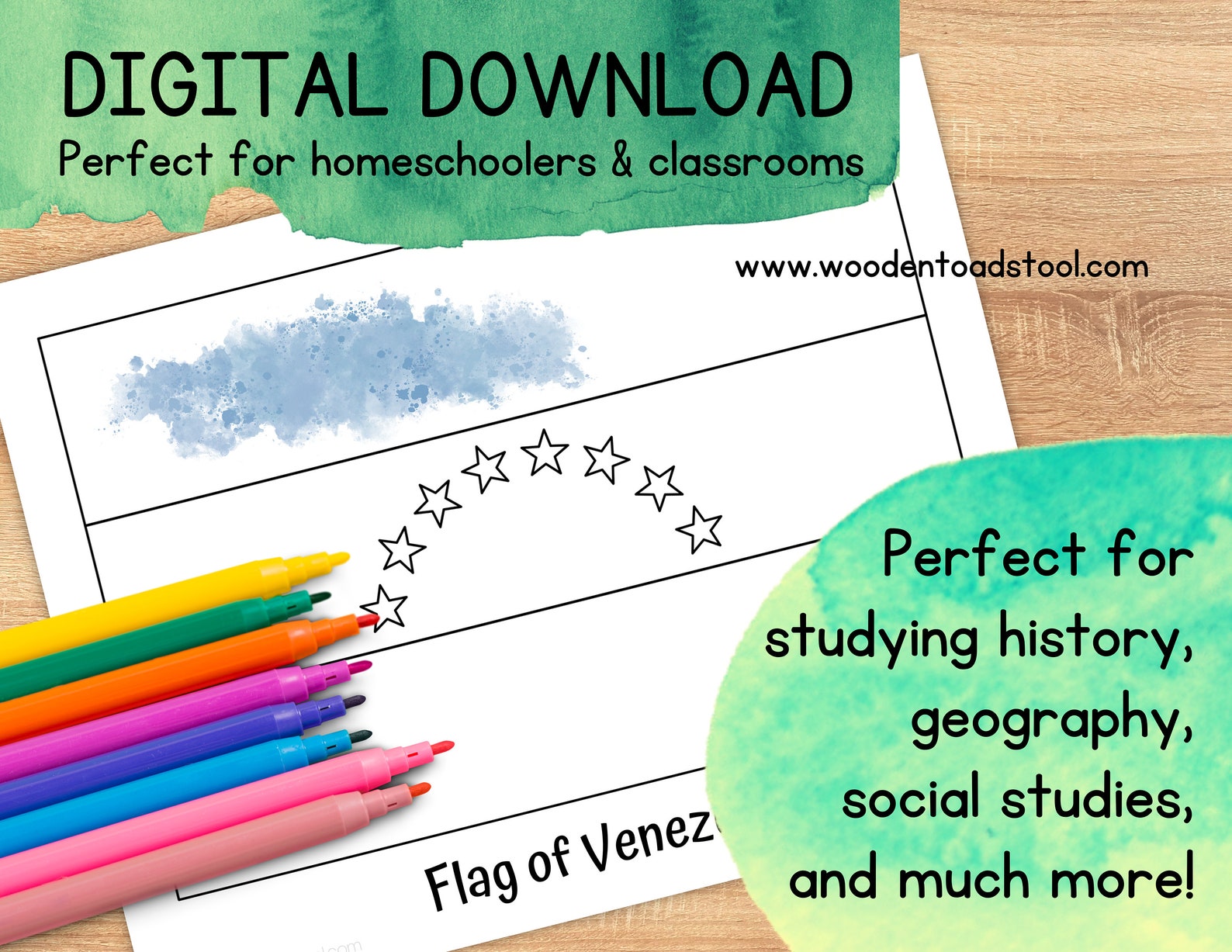 Flags of South America Coloring Pages and Printable- Unit Study ...