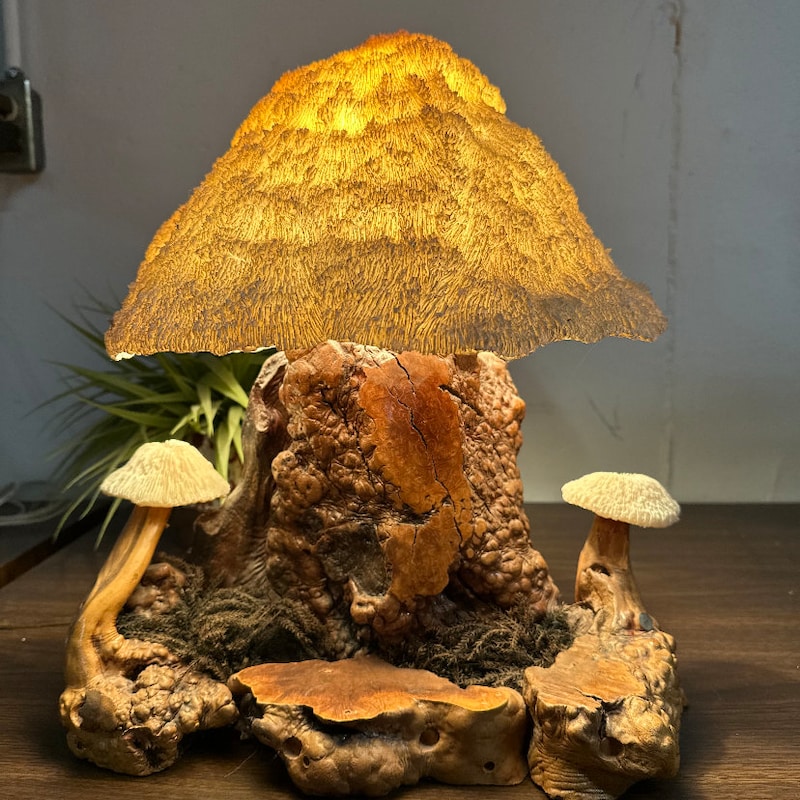 Mushroom Lamp Vintage - Etsy
