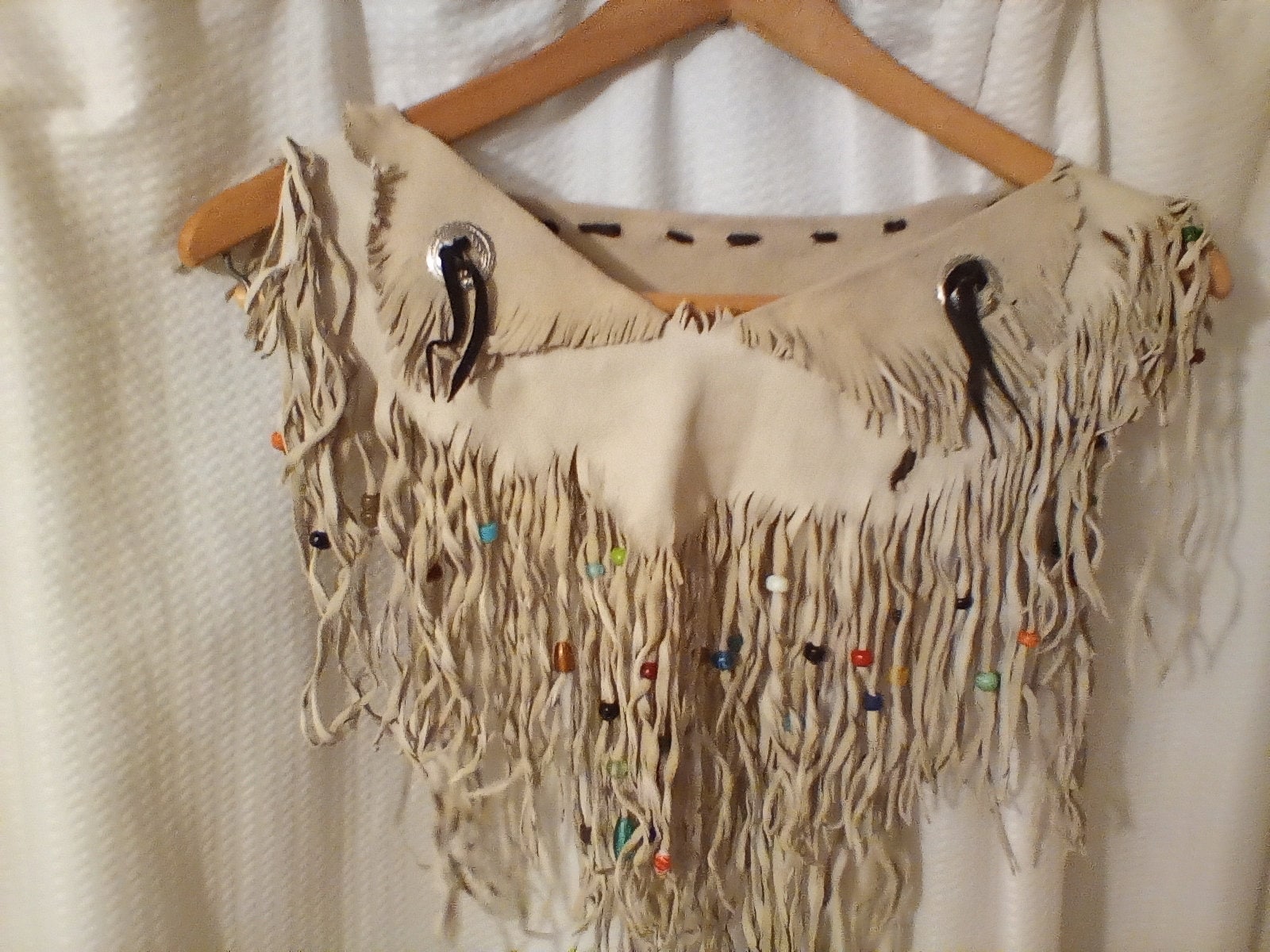 Leather Fringed Collar - Etsy