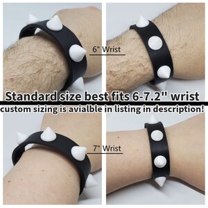 Bowsette Choker Bracelets Bowsette Choker Spiked Choker Spiked Bracelet ...