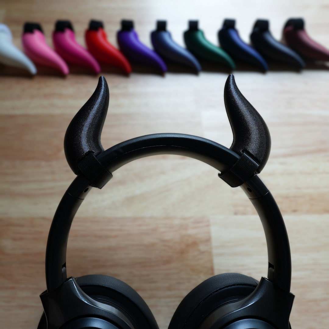 Demon Horns for Headphones | Cosplay Horns | Costume Horns | Devil ...