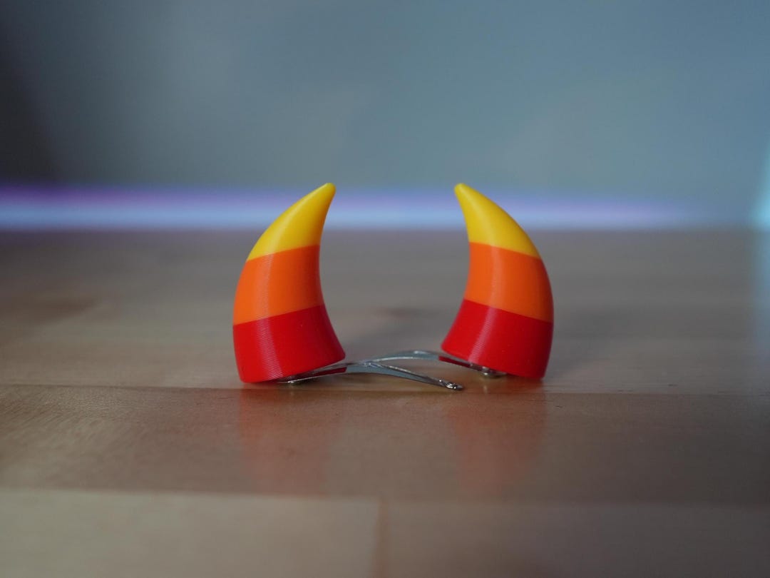 Block Flame Devil Horns | Cosplay Horns | Costume Horns | Devil Horns ...