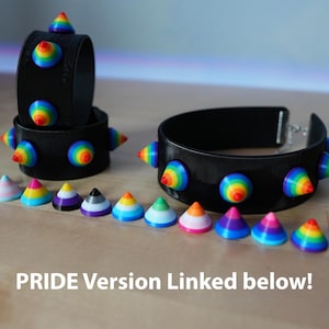 Bulky Spiked Cuffs | Choker Bracelet Bicep Cuffs | Spiked Jewelry ...