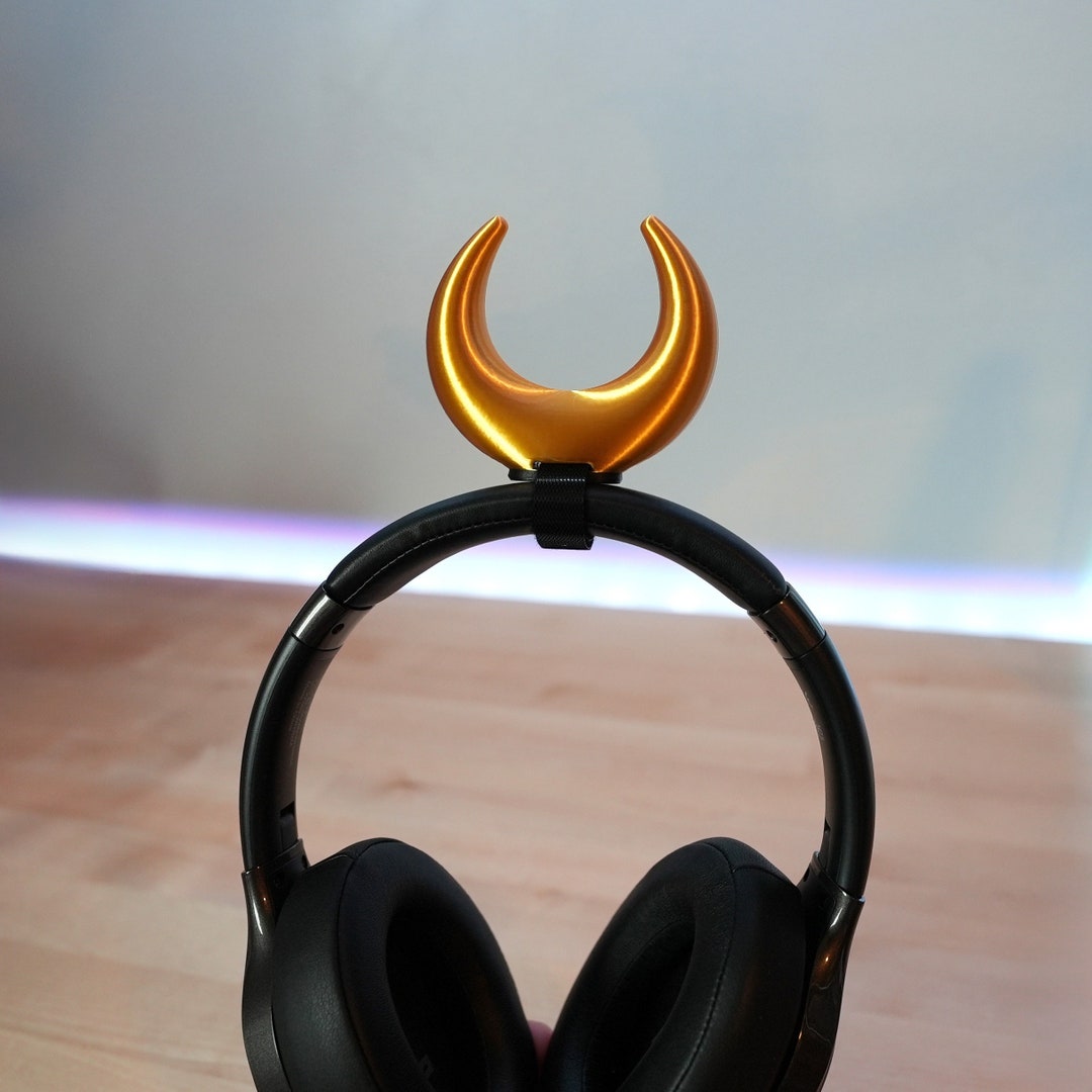 Celestial Moon for Headphones | Crescent Moon Headset Accessory ...