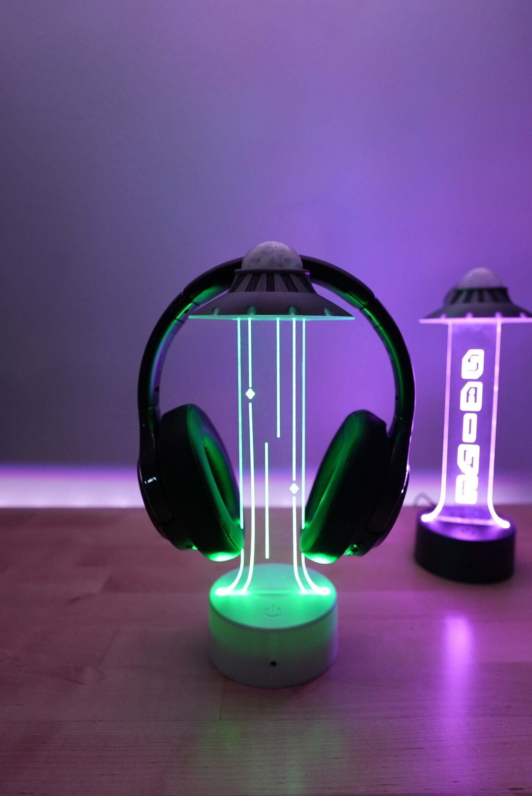 UFO Headphone Stand | Customizable LED Headset Stand | Alien Gaming ...