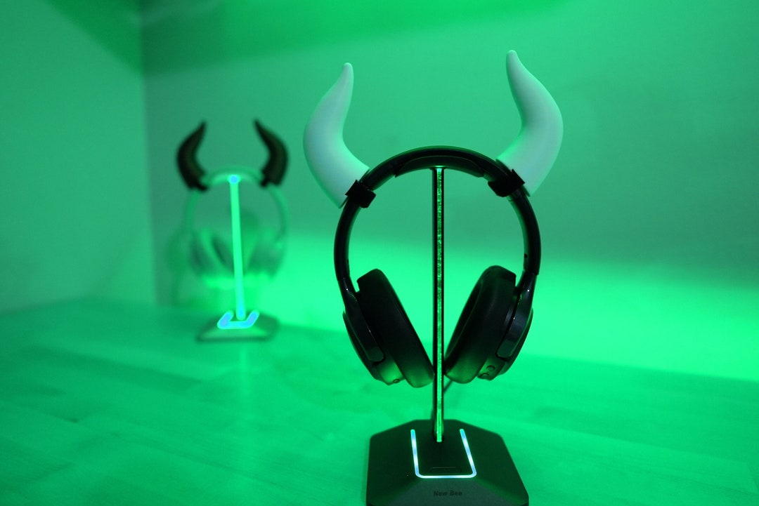 Large Demon Horns for Headphones | Headset Horns | Streamer Horns ...