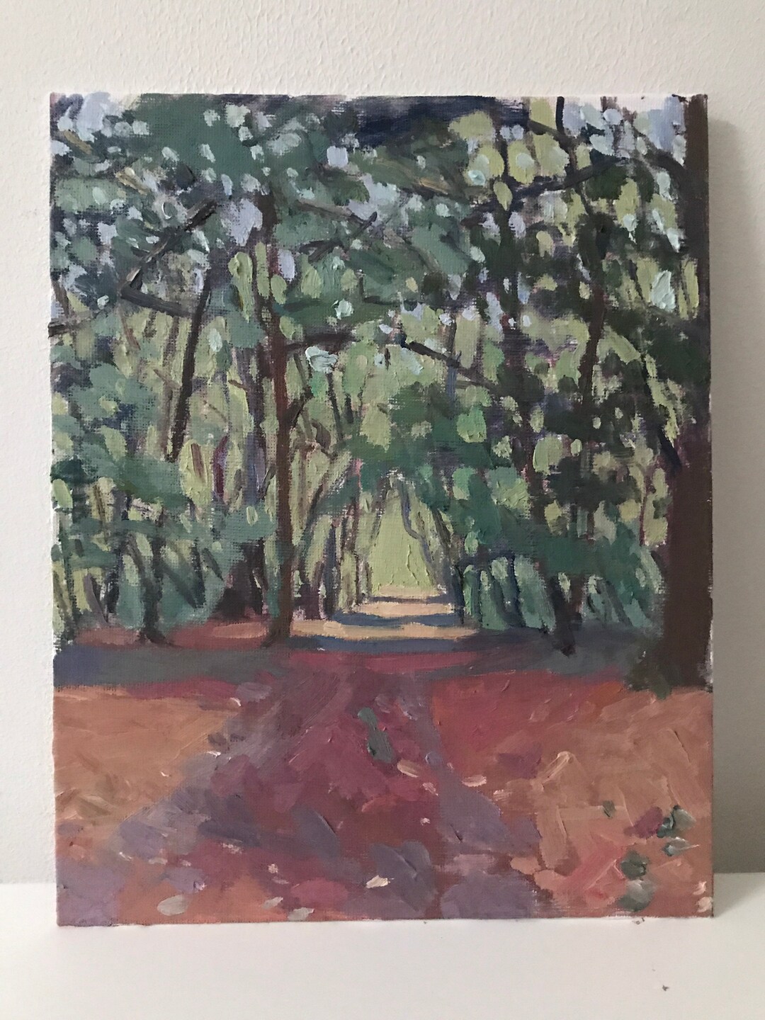 Landscape Painting Forest in the Fall, Forêt De L’isle Adam French ...