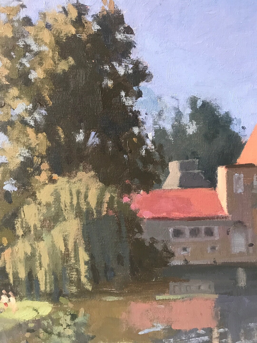 Cambridge Coe Fen Oil Painting: British Landscape Art - Etsy