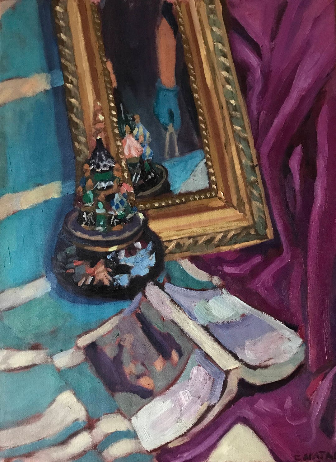 Still Life Original Oil Painting on Canvas Figurative Painting - Etsy