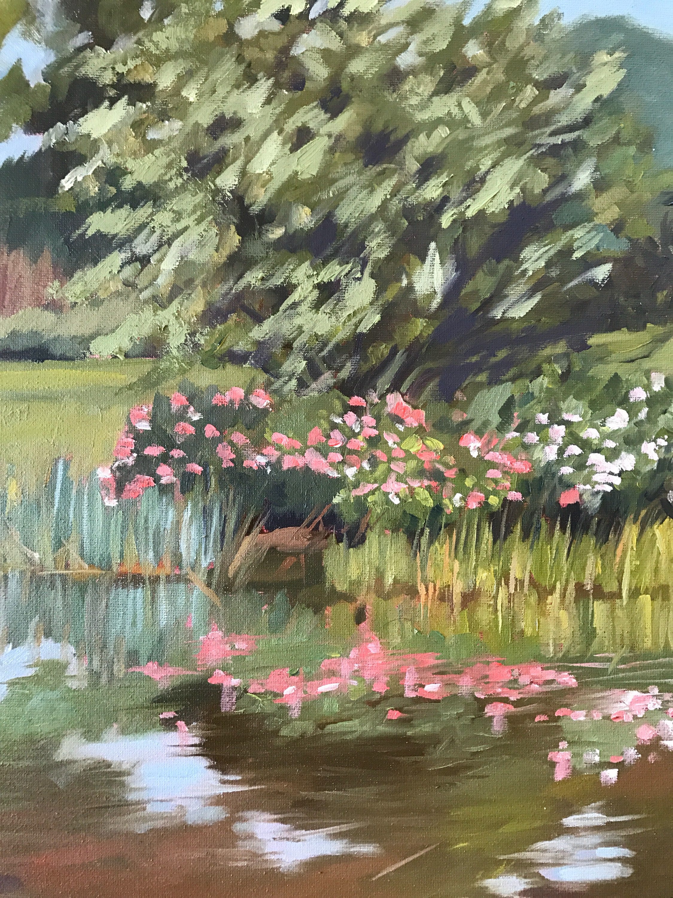 Plein Air Landscape Oil Painting Massachusetts Arnold Arboretum Harvard ...