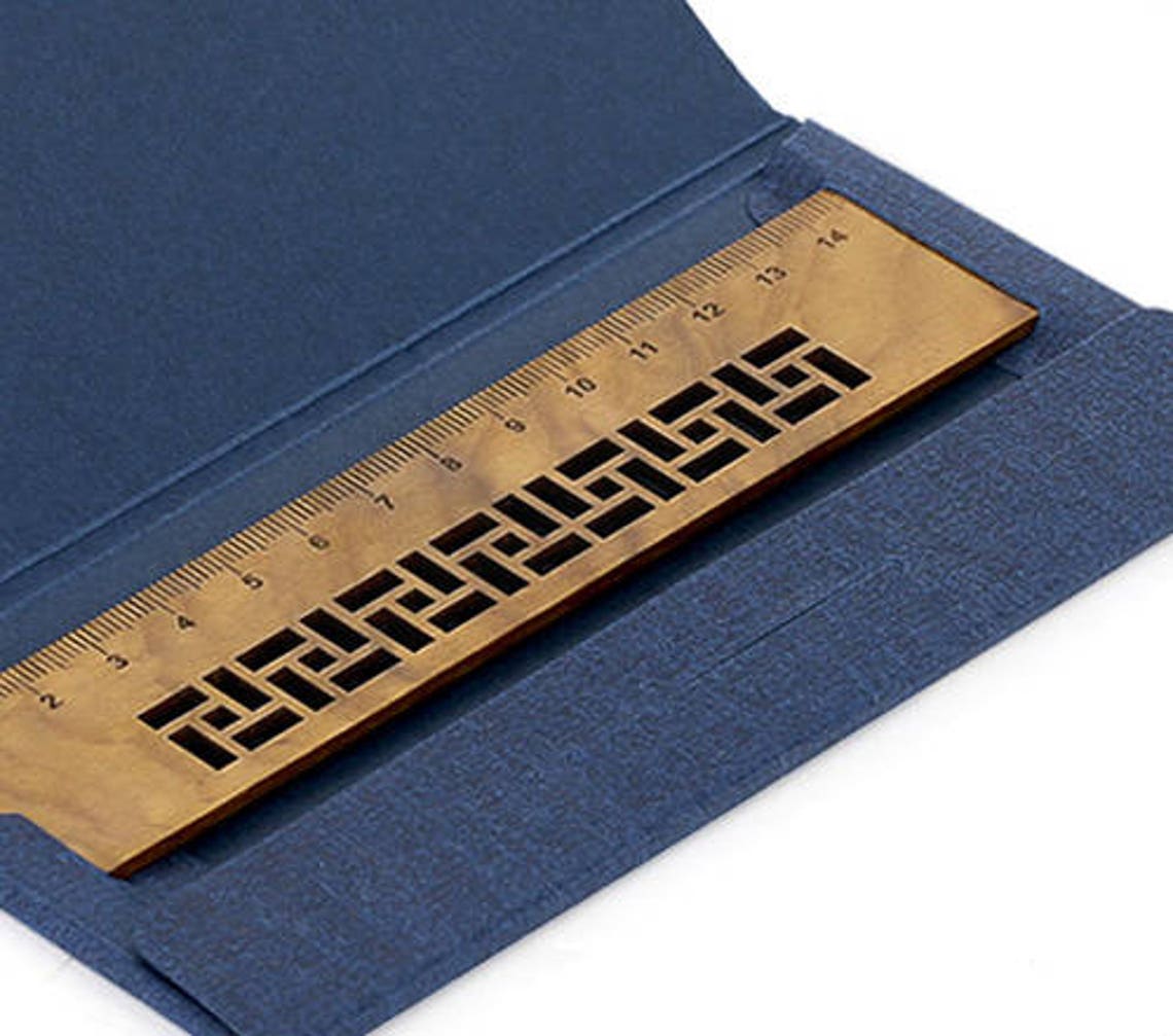 Laser Cut Wooden Ruler Custom Ruler Rosewood Rulers | Etsy