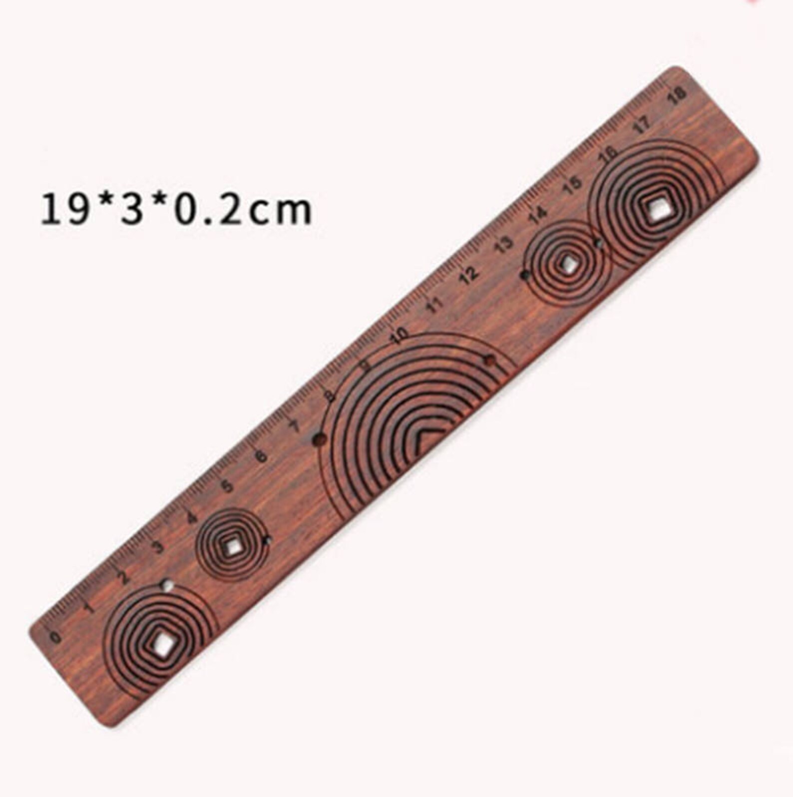 Laser Cut Wooden Ruler, Custom Ruler, Rosewood Rulers, Children's Ruler ...