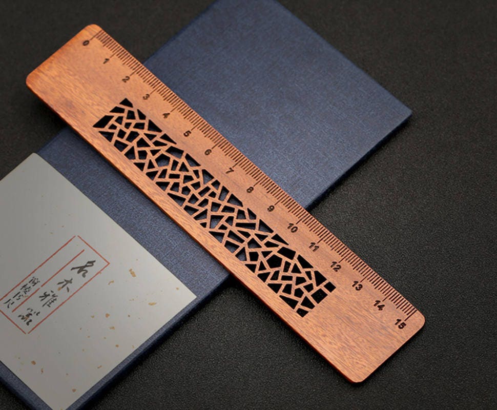 Laser Cut Wooden Ruler, Custom Ruler, Rosewood Rulers, Children's Ruler ...