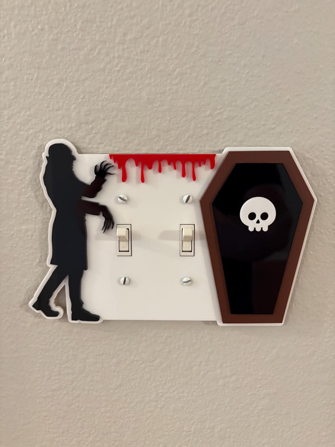 Vampire Nosferatu Double Toggle Light Switch Cover: Halloween Gothic ...