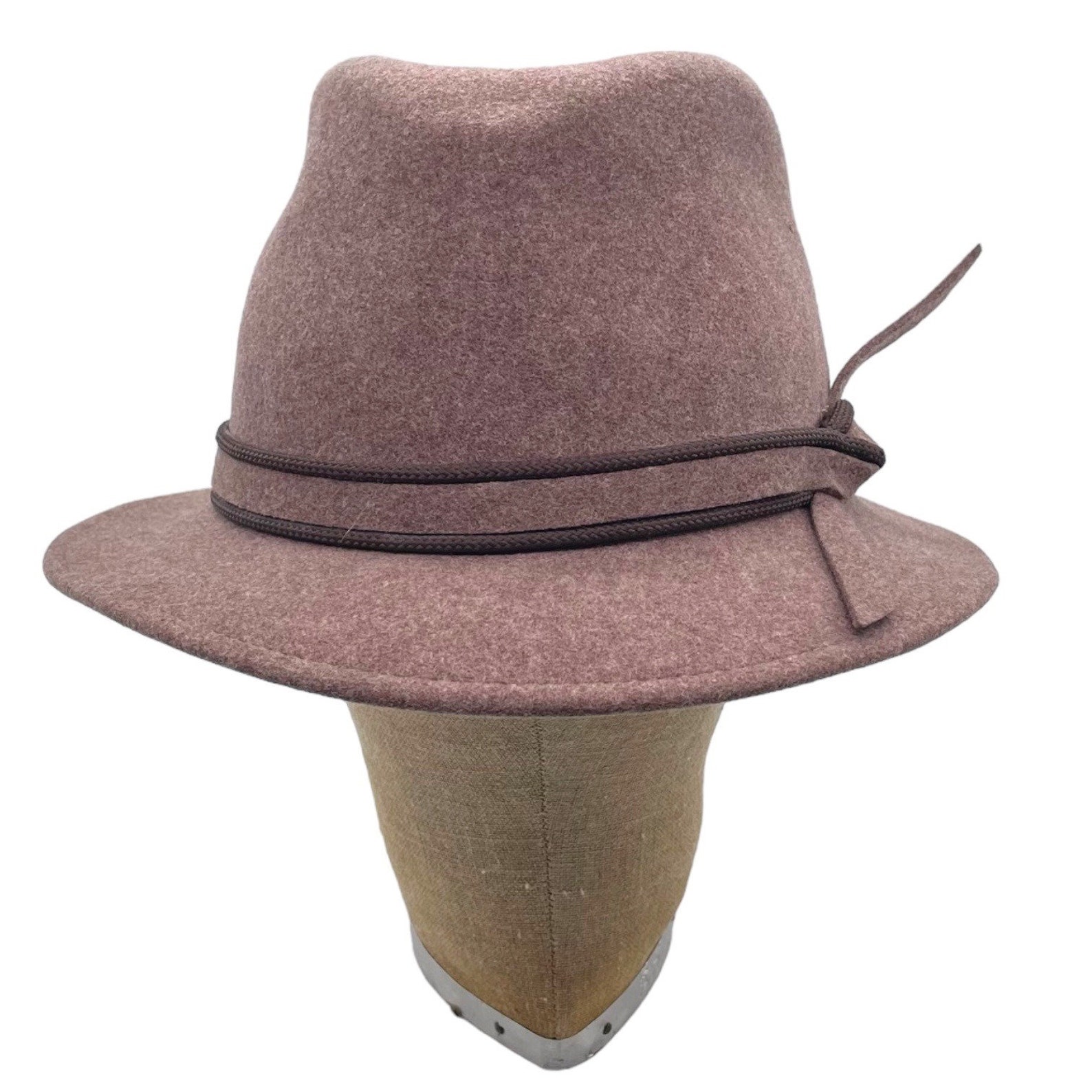 Vintage 60s George Bollman for Robinson's 100% Wool Ladies Brown Fedora ...