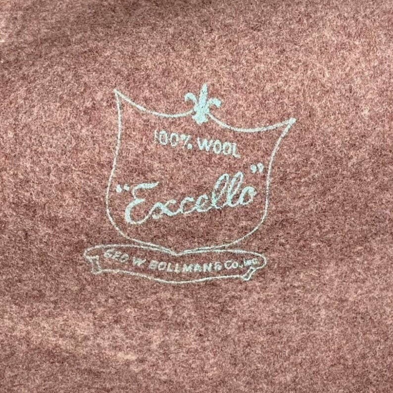 Vintage 60s George Bollman for Robinson's 100% Wool Ladies Brown Fedora ...