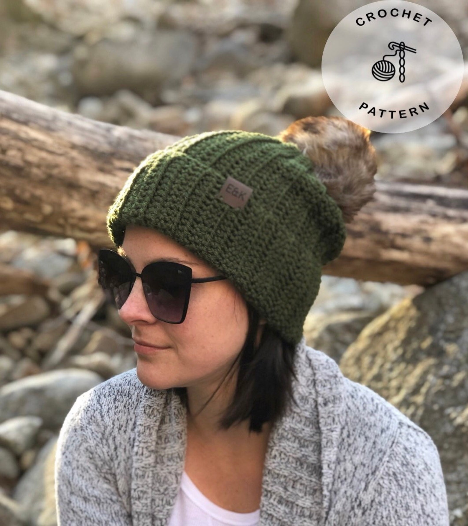 Compass Beanie Crochet Pattern // Beginner Crochet Pattern // Easy ...
