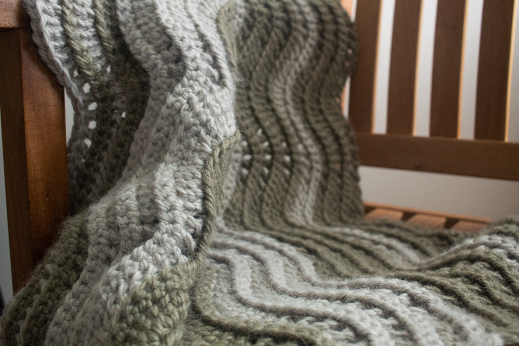The Ripple Crochet Baby Blanket Pattern // Crochet Blanket - Etsy