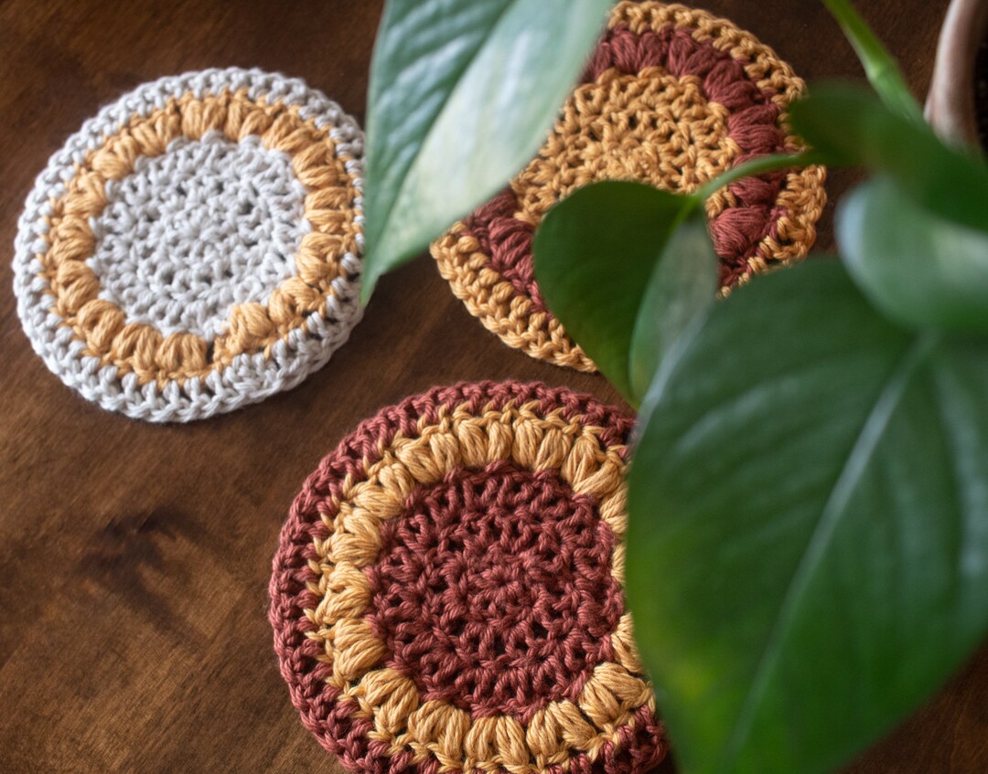 The Wildflower Crochet Coaster // Plant Coaster // Crochet Plant ...