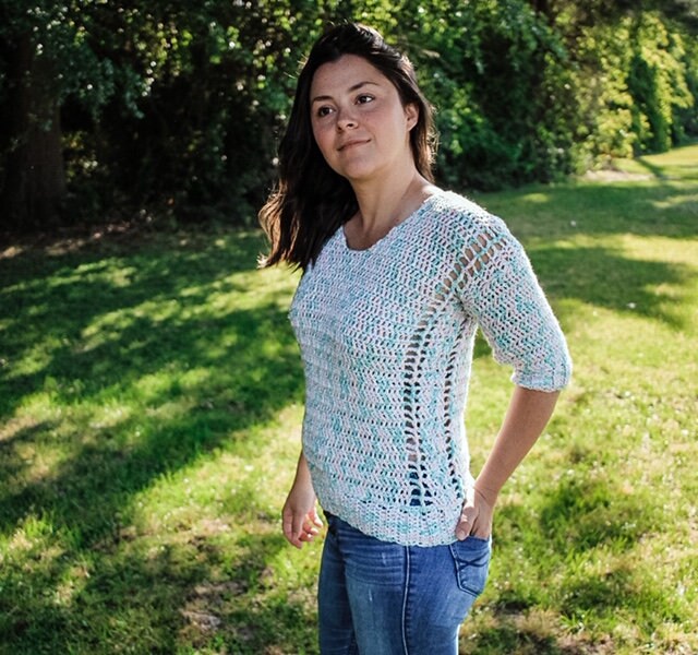 The Meadows Crochet Top Pattern // Crochet Pattern // Easy - Etsy
