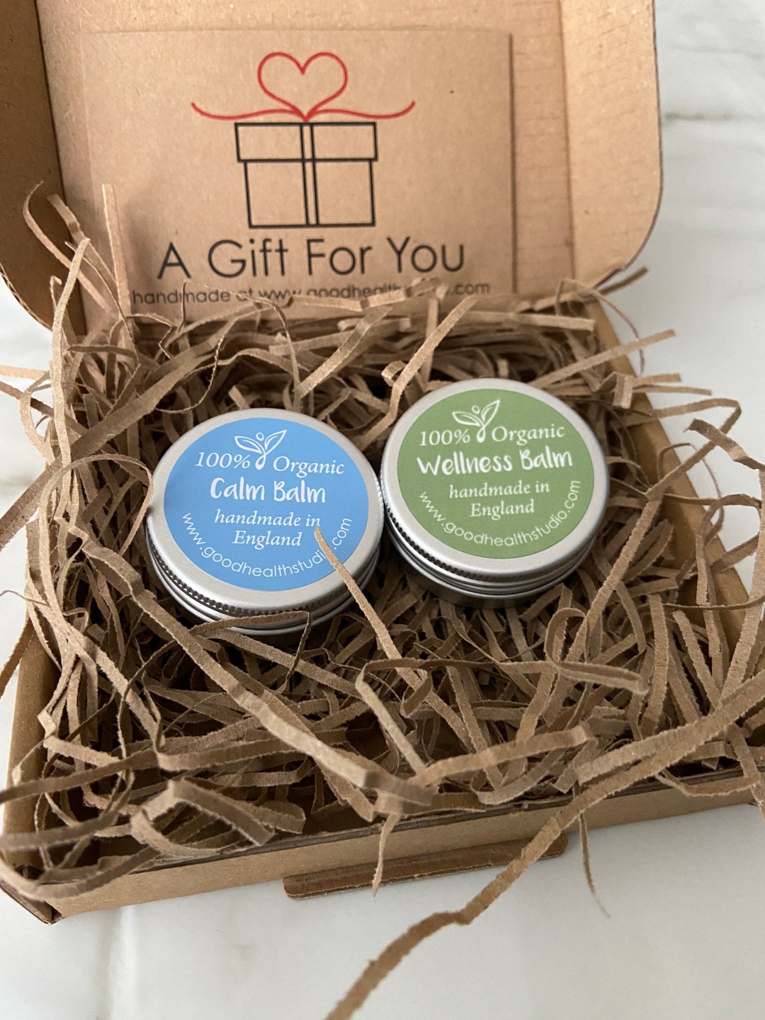 Wellness Gift Box, Calm Balm, Cold Remedy, Letterbox Gift DUO, 100% ...