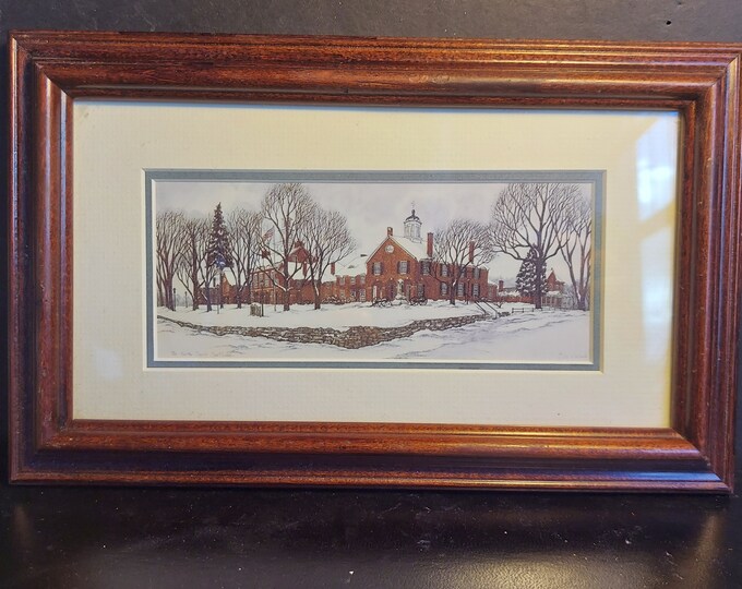 Historic Fairfax Courthouse Print of Painting by Ellen Jones - Etsy
