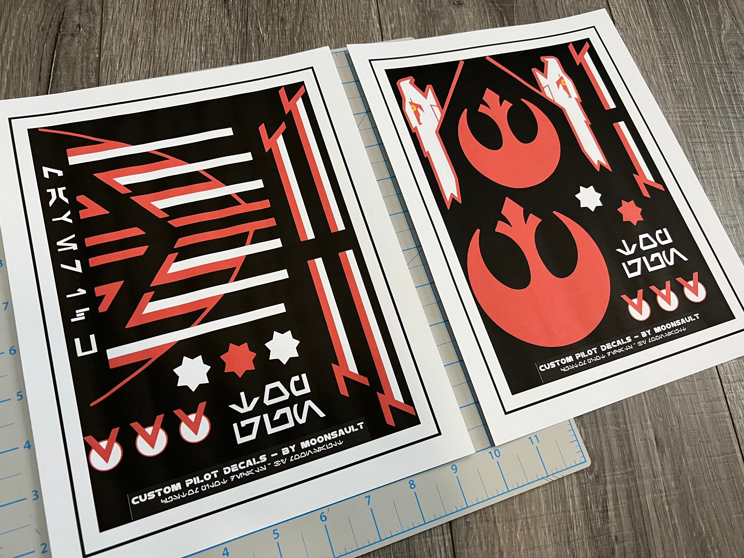 Star Wars Top Gun Maverick Inspired X-wing Resistance Rebel Pilot ...