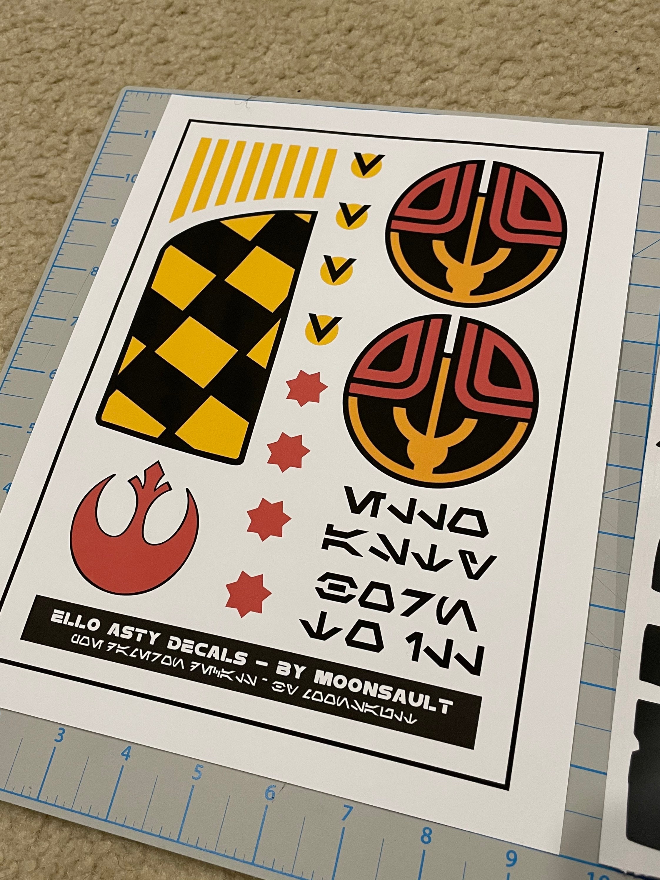 Star Wars Ello Asty the Force Awakens X-wing Resistance Pilot | Etsy