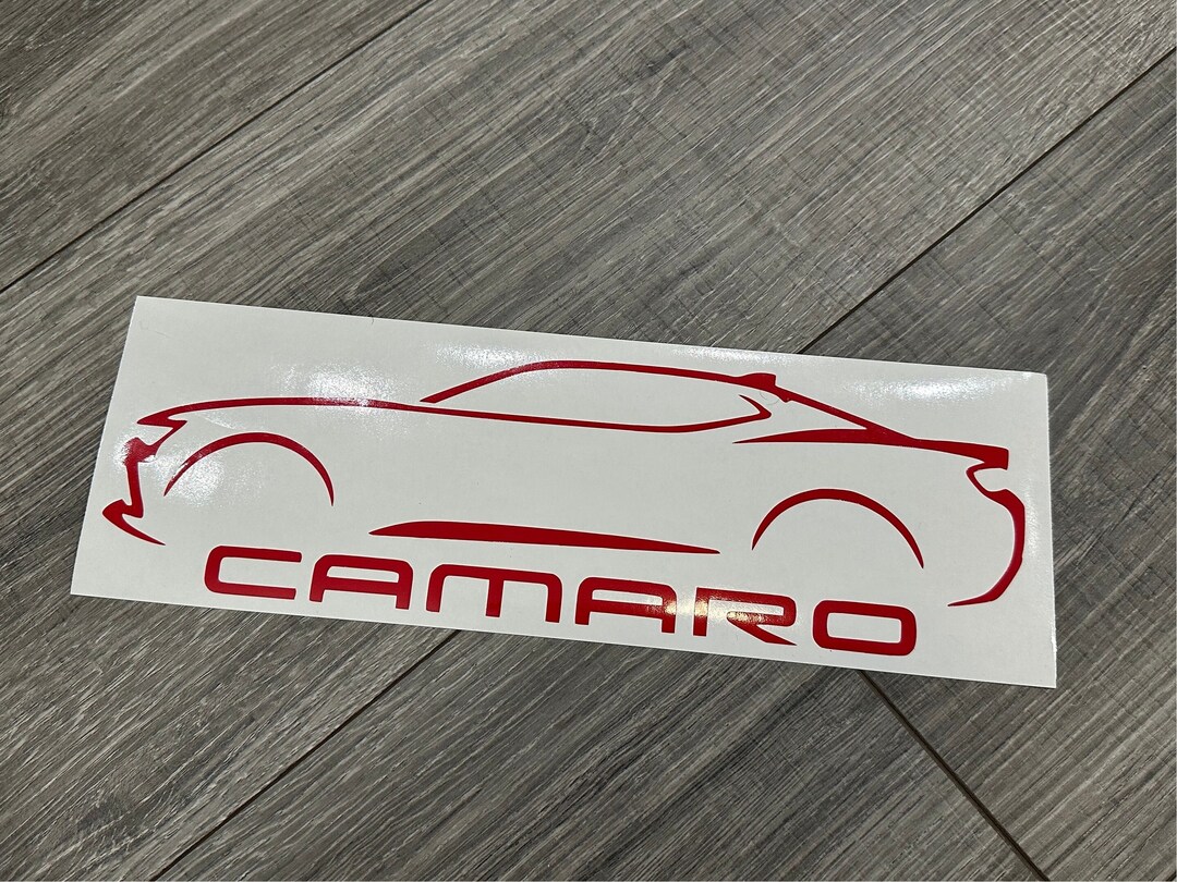 Chevrolet Camaro Inspired Custom Trunk Decal Insignia (personalizable ...