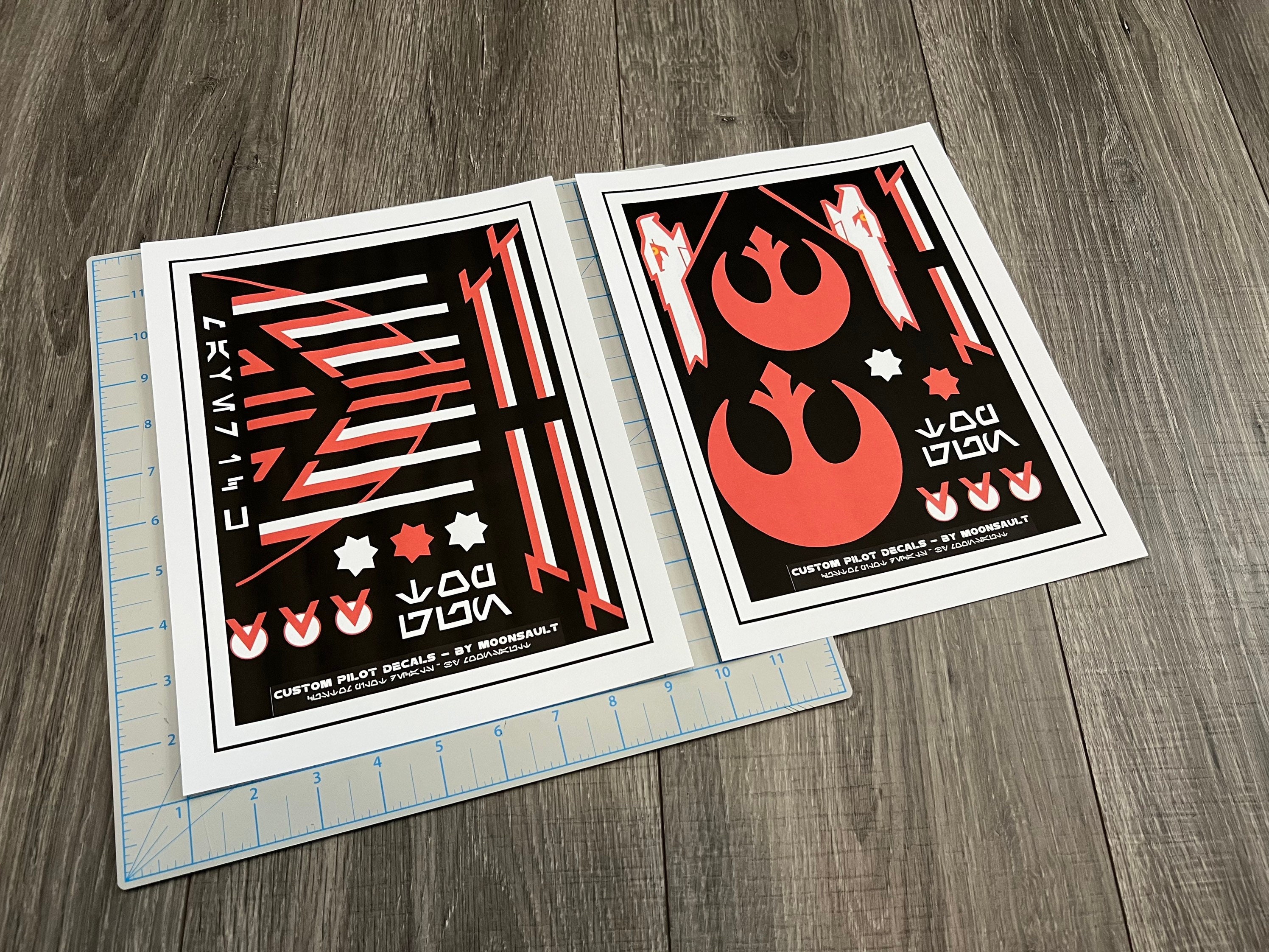 Star Wars Top Gun Maverick Inspired X-wing Resistance Rebel Pilot ...