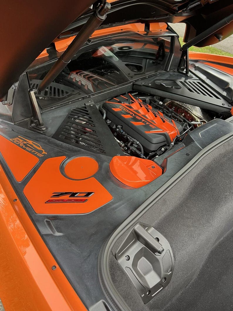 Corvette C8 Stingray Custom Engine Bay Accents - Etsy