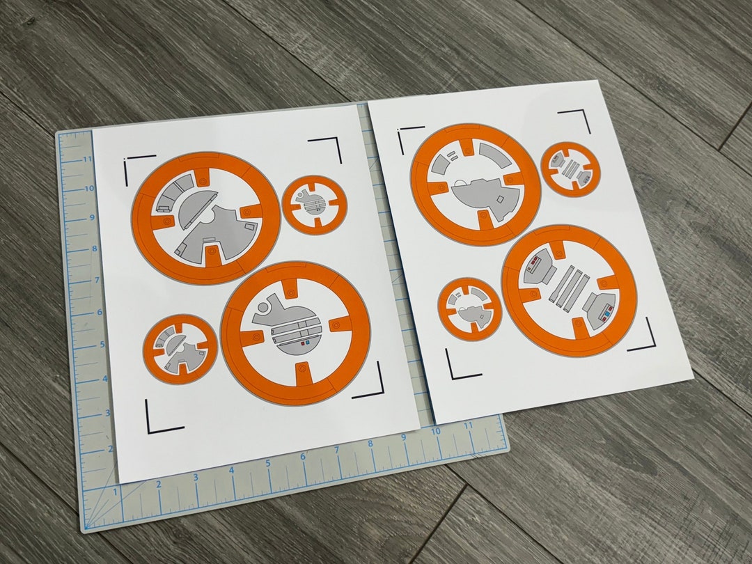Star Wars BB-8 Inspired Large Decorative Droid Decal Set - Etsy