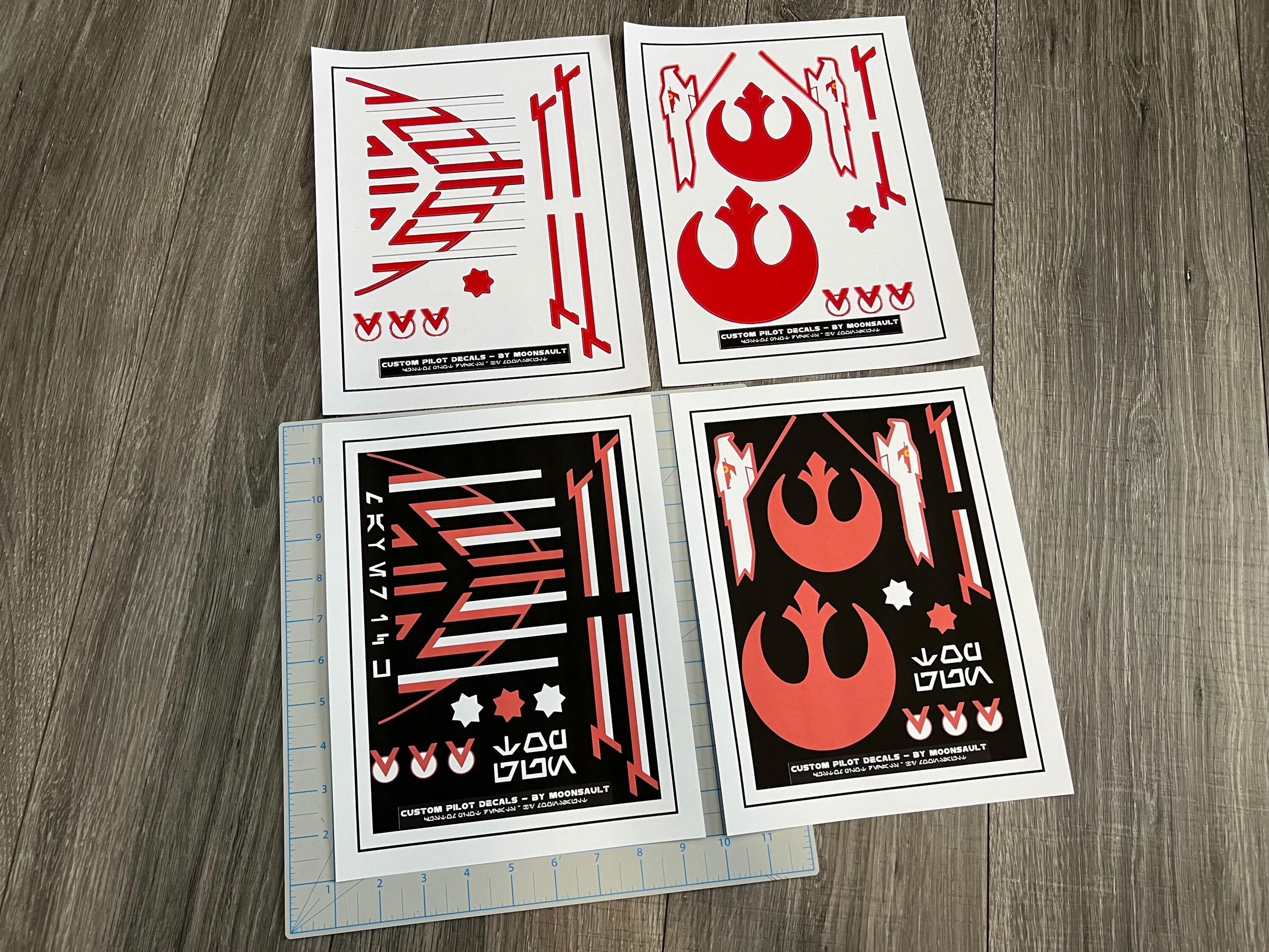 Star Wars Top Gun Maverick Inspired X-wing Resistance Rebel Pilot ...