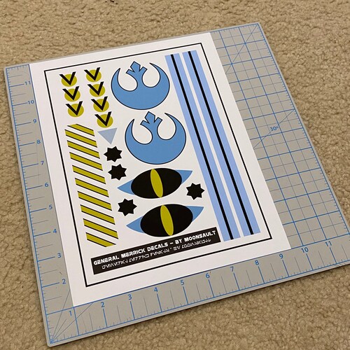 Star Wars Dex Tiree Gold 2 X-wing Rebel Pilot Helmet Decal Set - Etsy UK