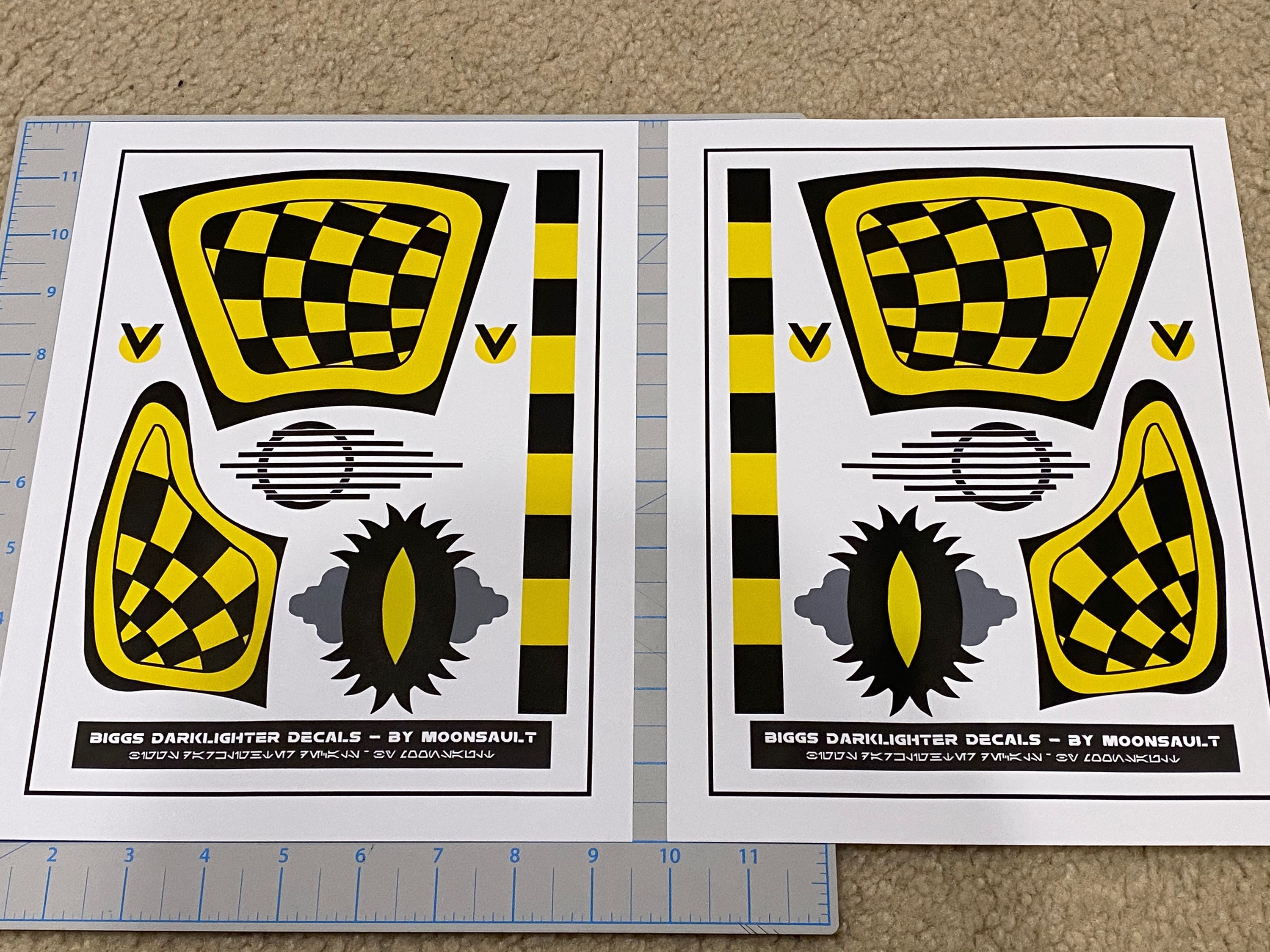 Star Wars Biggs Darklighter X-wing Rebel Pilot Helmet Decal - Etsy UK