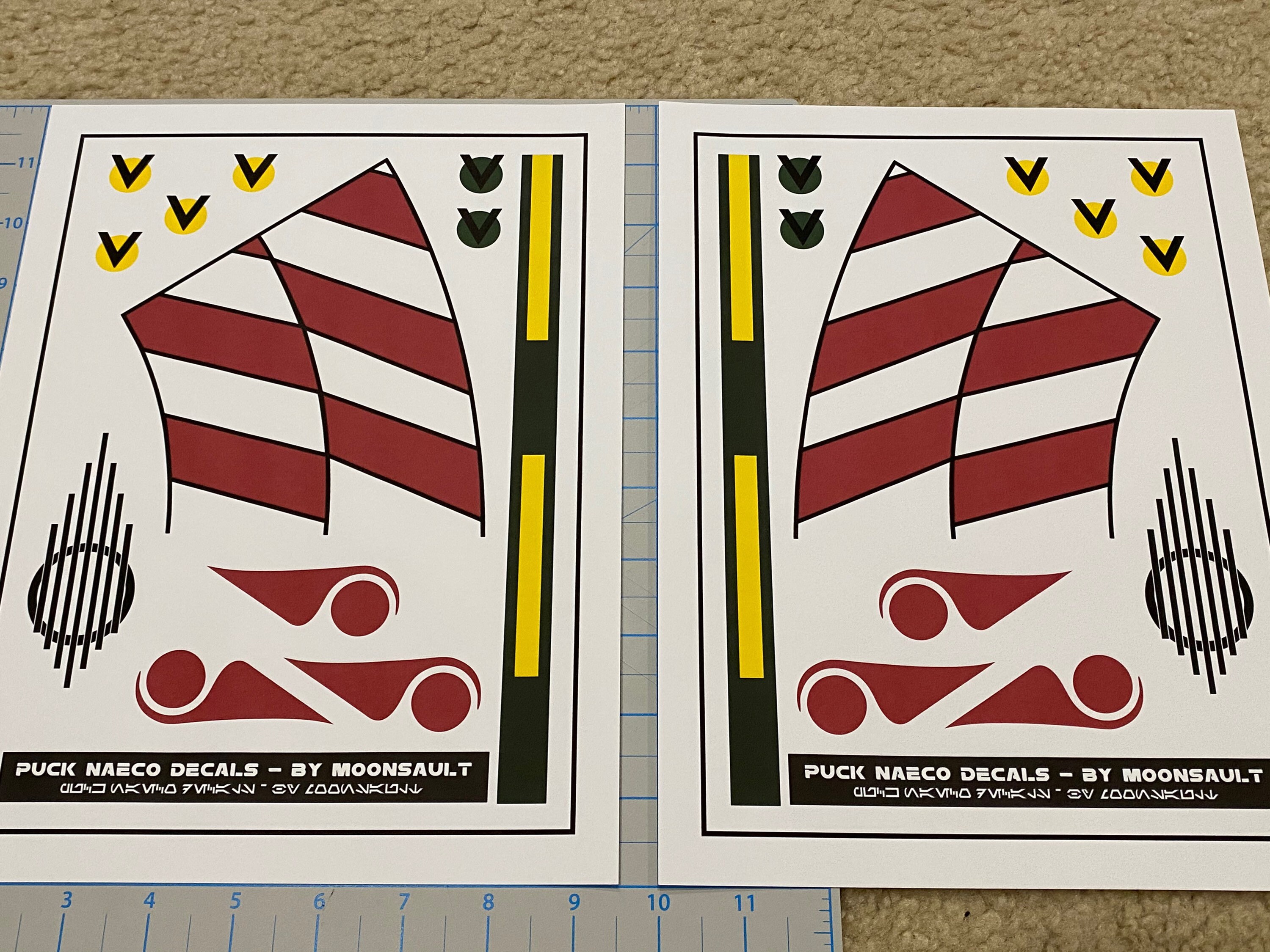 Star Wars Puck Naeco Red Twelve X-wing Rebel Pilot Helmet - Etsy UK