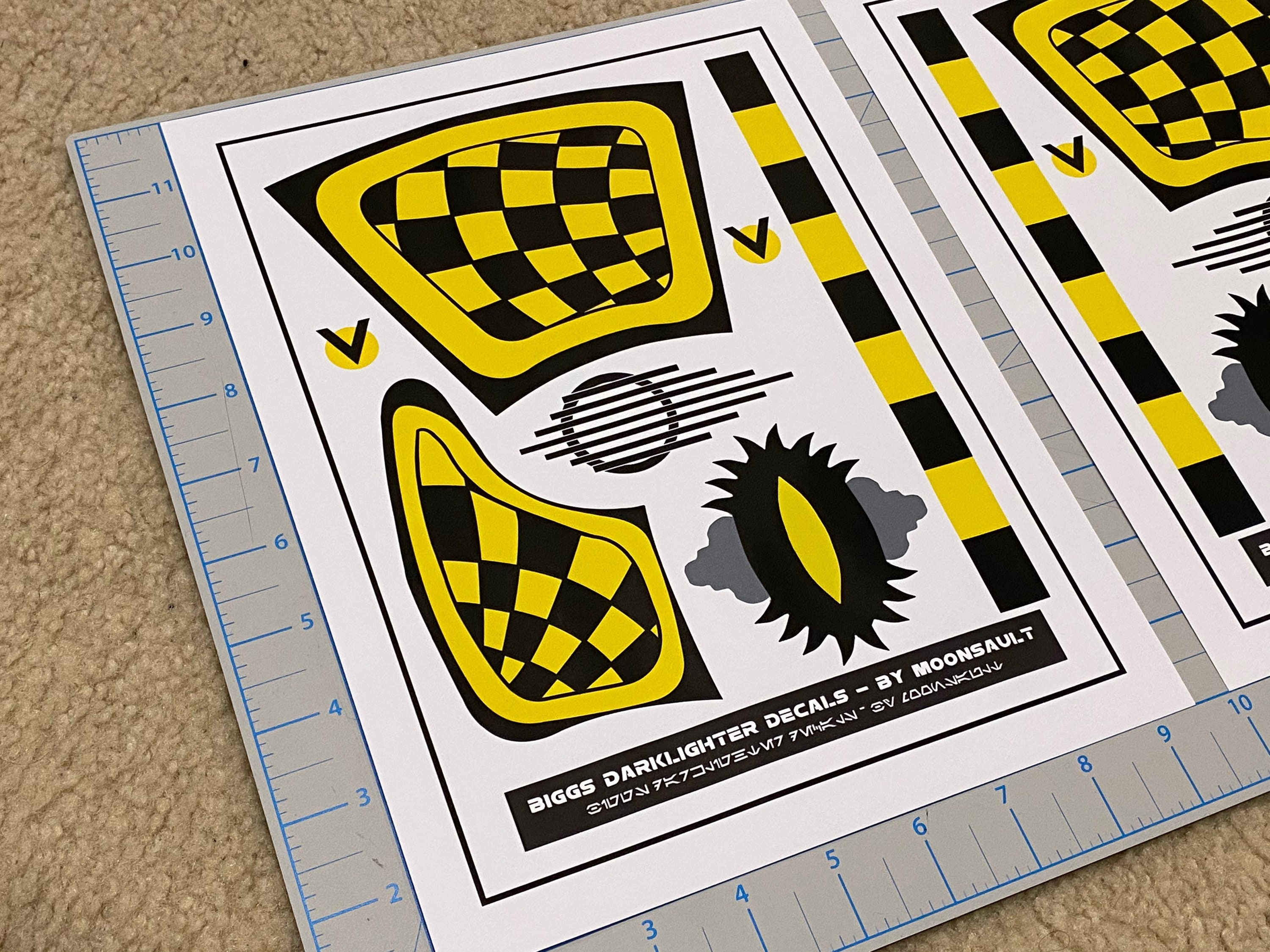 Star Wars Biggs Darklighter X-wing Rebel Pilot Helmet Decal | Etsy Canada