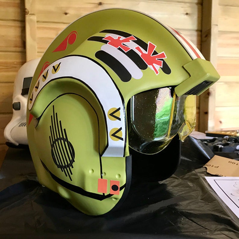 Star Wars Red Leader X-wing Rebel Pilot Helmet Decal Set - Etsy