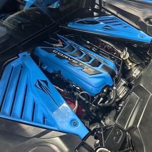 Corvette C8 Stingray Insignia Custom Engine Bay Panel Accents - Etsy