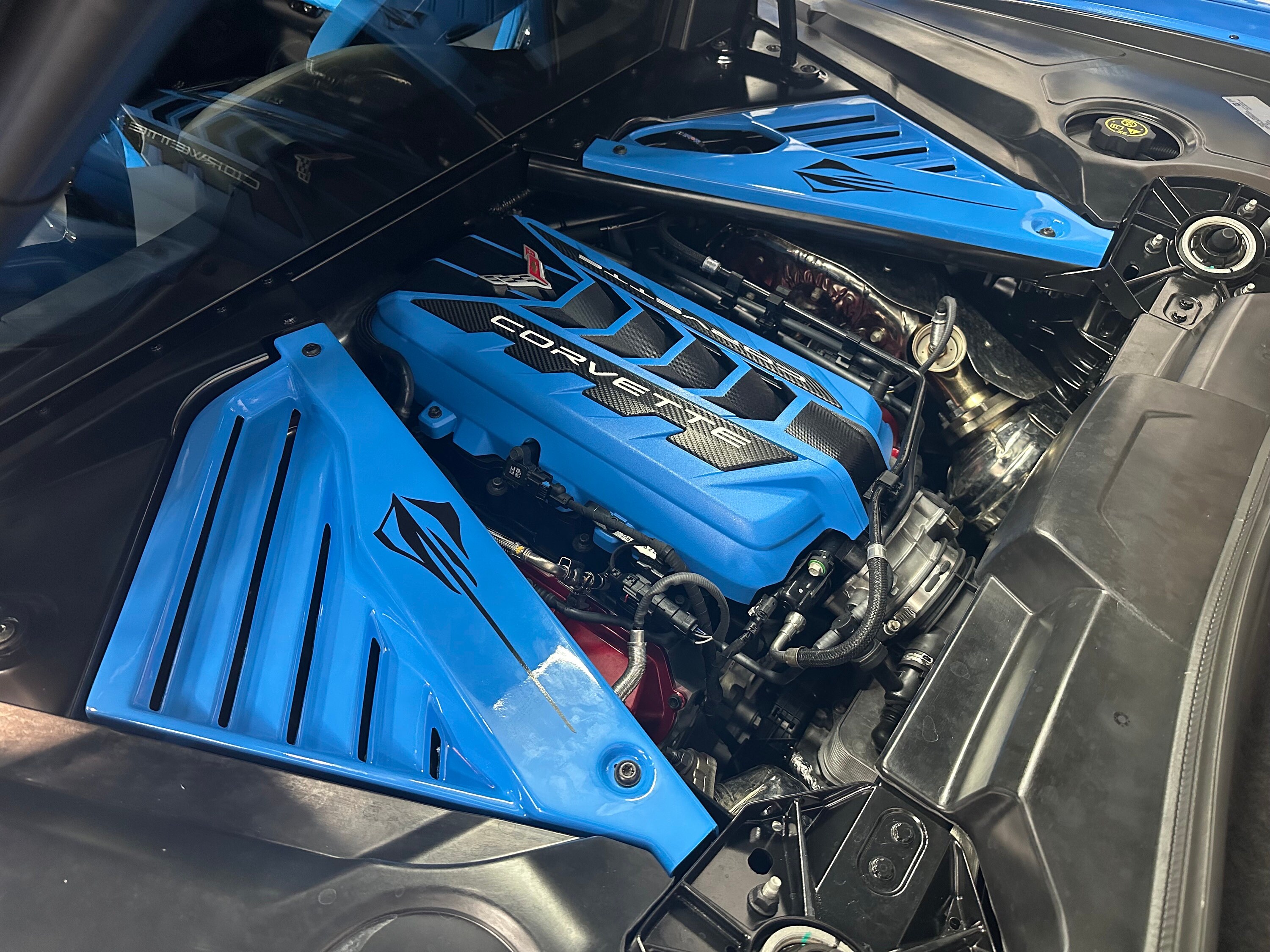 Corvette C8 Stingray Insignia Custom Engine Bay Panel Accents - Etsy