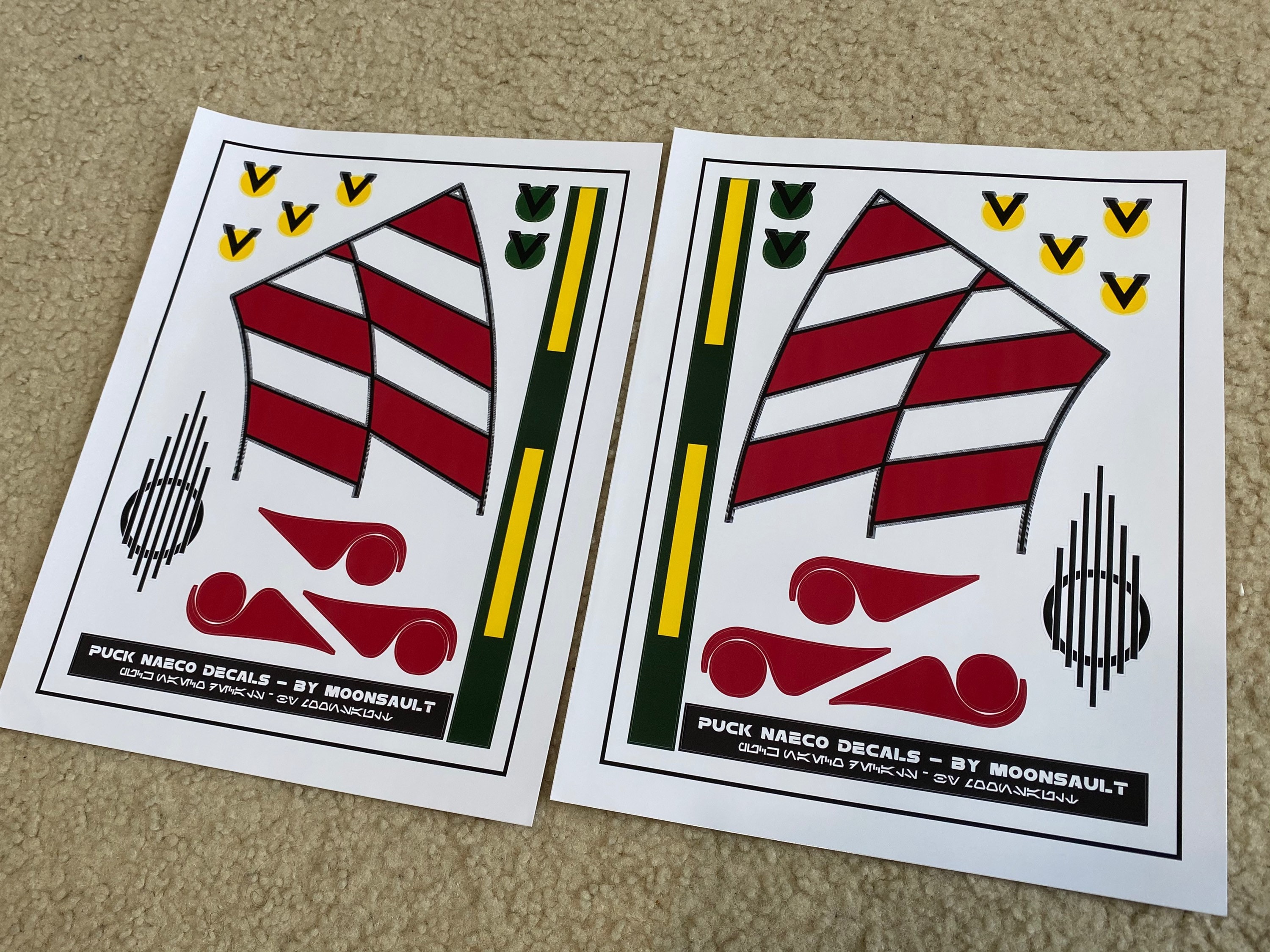 Star Wars Puck Naeco Red Twelve X-wing Rebel Pilot Helmet - Etsy UK