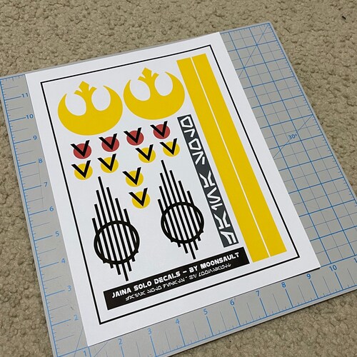 Star Wars Dex Tiree Gold 2 X-wing Rebel Pilot Helmet Decal Set - Etsy UK