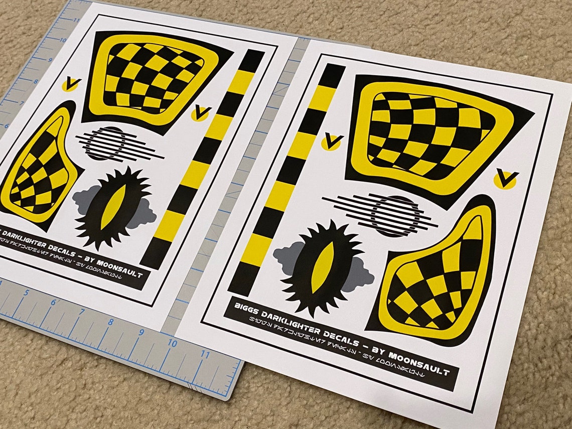 Star Wars Biggs Darklighter X-wing Rebel Pilot Helmet Decal - Etsy