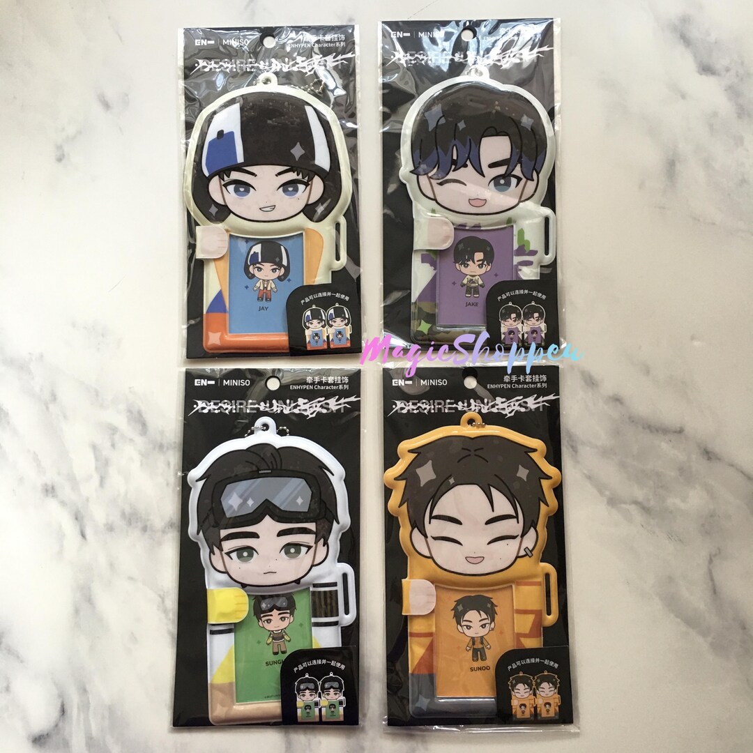 OFFICIAL ENHYPEN X Miniso Character Card Holder - Etsy