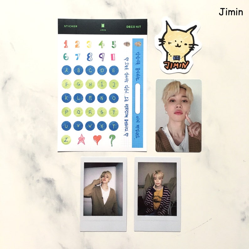 OFFICIAL BTS Deco Kit Set - Etsy