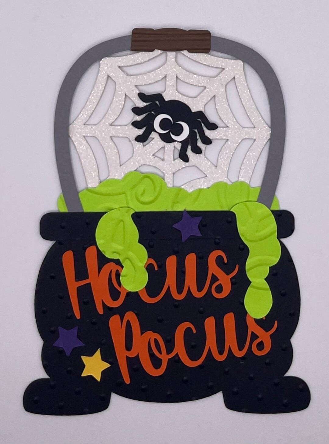 Halloween Hocus Pocus Handmade Paper Piecing Scrapbook Embellishment ...
