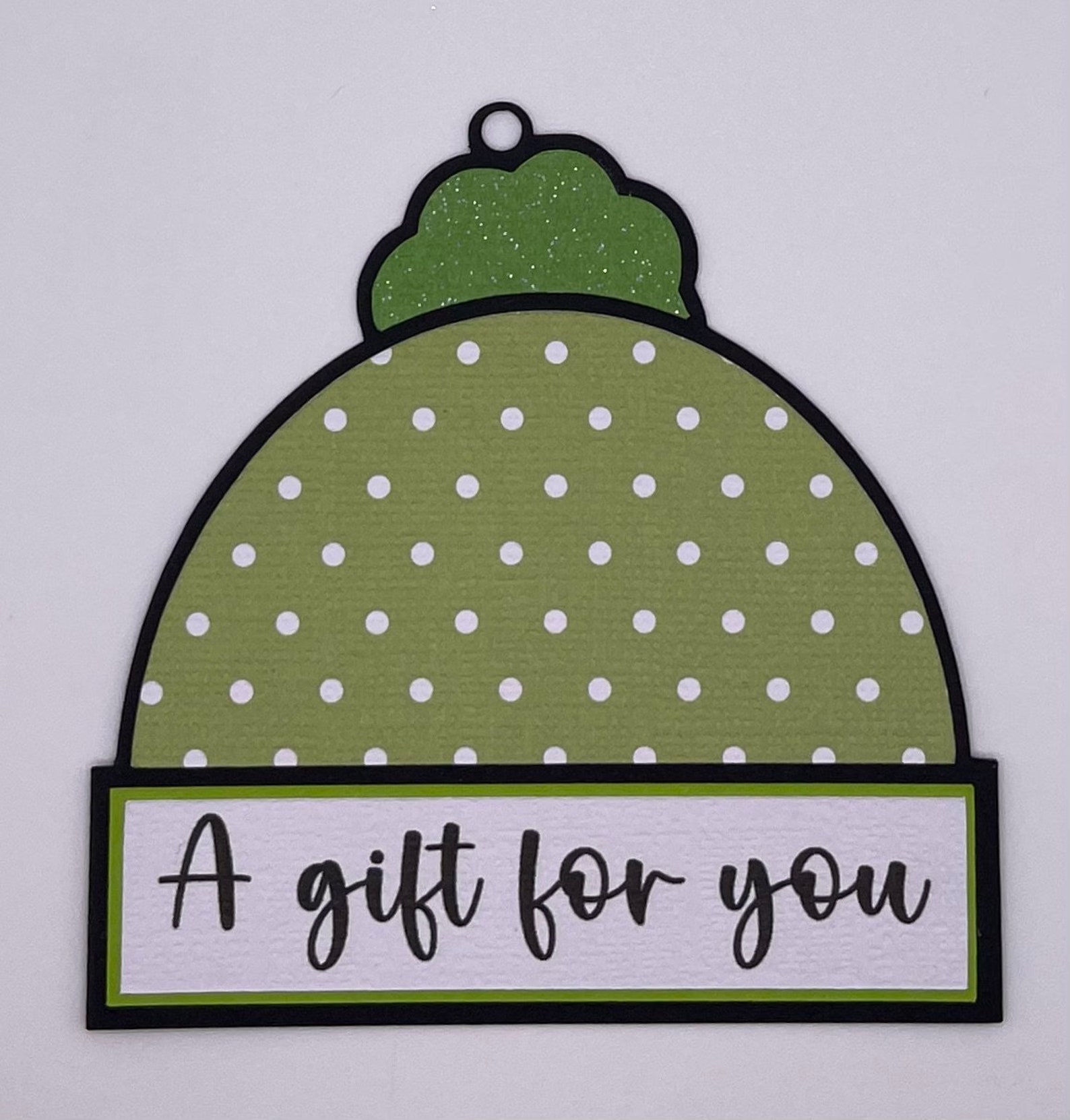 Christmas/holiday Tags 6 Handmade Winter Hat Tags - Etsy