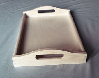 Large Breakfast Tray Large Wood Serving Tray Decorative - Etsy Ireland